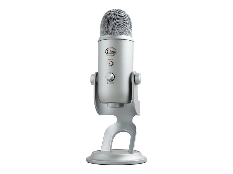 LOGITECH BLUE MICROPHONE BLUE YETI USB MIC-SPACE GRAY-USB-N/A-AMR-8362 ...